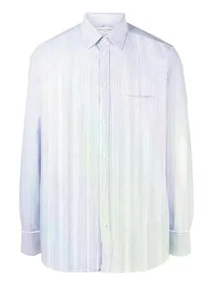 GOLDEN GOOSE Striped Shirt - Blue