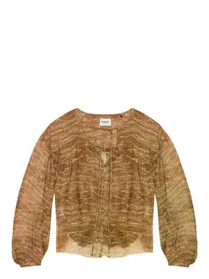 MARANT ETOILE Advika Top - Brown