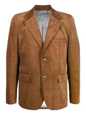 VTMNTS Corduroy Single-breasted Blazer - Brown