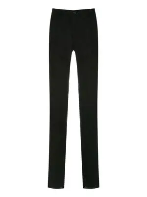 Dolce & Gabbana Straight Tailored Trousers - Black