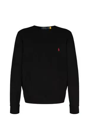 Polo Ralph Lauren Logo-embroidered Sweatshirt - Black