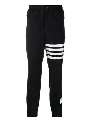 Thom Browne Plain Weave Suiting Track Pants - Blue