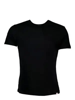 Orlebar Brown Short Sleeved Cotton T-shirt Black