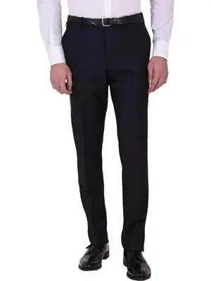 DELL'OGLIO Tailored Trousers With Pressed Creases - Blue