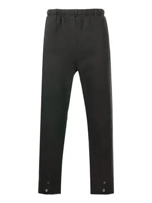 LES TIEN Cropped Straight-leg Joggers - Grey