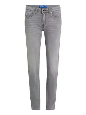 Karl Lagerfeld Mid-rise Slim-cut Jeans - Grey