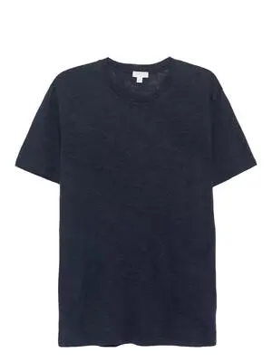 Sunspel Slub T-shirt - Blue