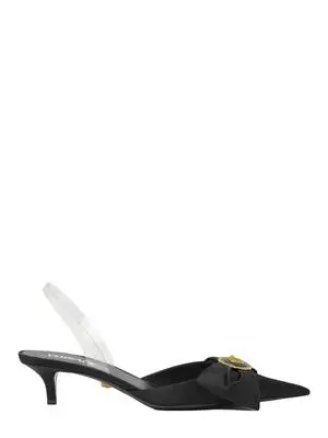 Versace Alia 45mm Slingback Pumps - Black
