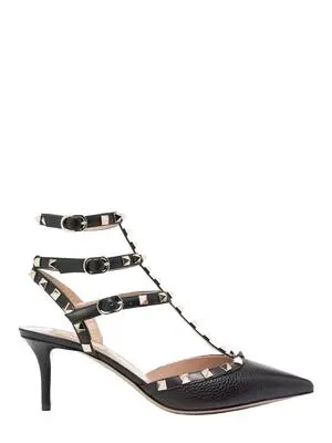 Valentino Garavani 65mm Rockstud Caged Heeled Pumps - Black