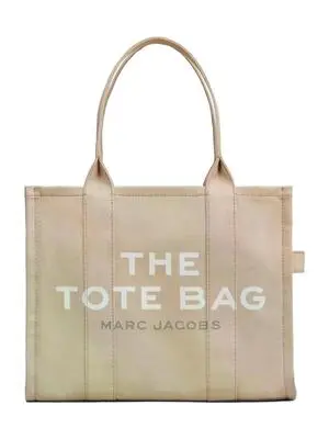 Marc Jacobs Large Logo-Embroidered Tote Neutrals