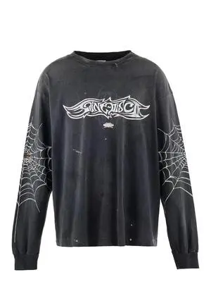SAINT MXXXXXX Cotton Sweater - Black