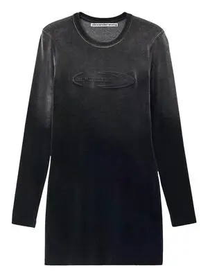 Alexander Wang Long-sleeved Minidress - Grey