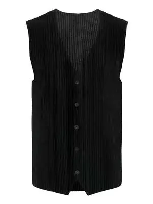 Issey Miyake Plissé Vest - Black