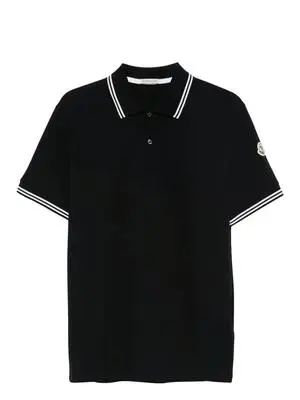 Moncler Short-sleeves Polo Shirt - Blue