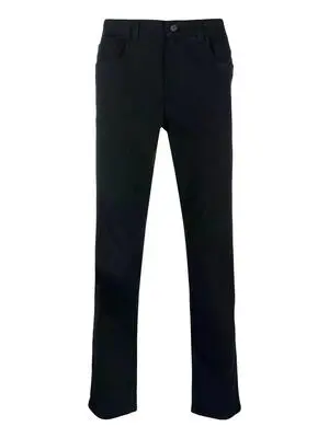 Vince Dylan Low-rise Straight-leg Trousers - Blue