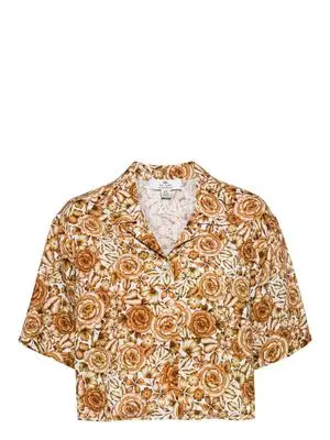 WE ARE KINDRED Rosalia Linen Shirt Floral Print - Neutrals