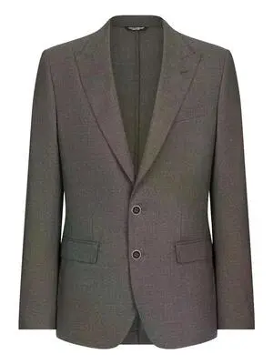 Dolce & Gabbana Virgin Wool Blazer - Grey