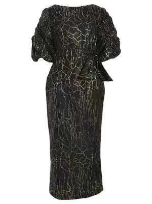 BARUNI Sedum Midi Dress Black