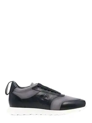 Giorgio Armani Panelled Low-top Sneakers - Grey