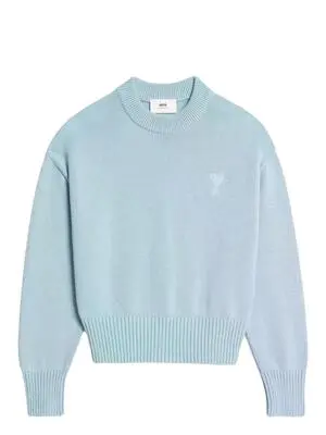 AMI Ami De Coeur Embroidered Sweater
