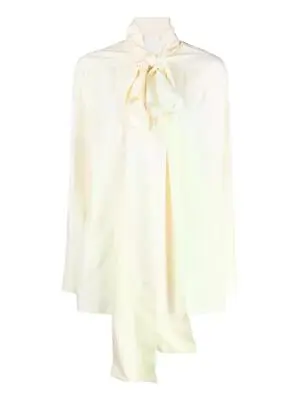 Givenchy Silk Pussy-bow Blouse - Neutrals