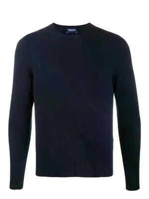 DRUMOHR Cashmere Crew-neck Sweater - Blue