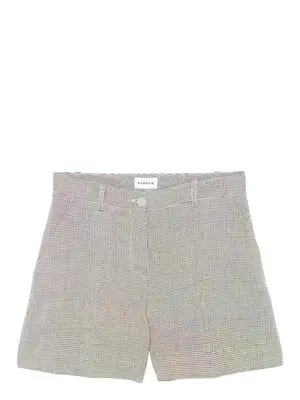 P.a.r.o.s.h Houndstooth Tailored Shorts - Neutrals