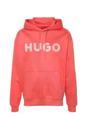 Hugo Cotton Hoodie - Red