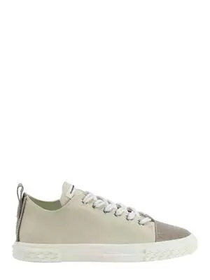 GIUSEPPE ZANOTTI Blabber Lace-up Low-top Sneakers - Neutrals