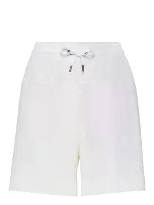 Brunello Cucinelli Paneled Track Shorts - White