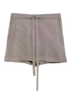 P.a.r.o.s.h Fine-knit Mini Shorts - Neutrals