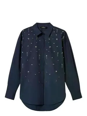 TWINSET Hand-embroidered Shirt - Blue