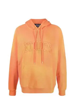 Études Studio Racing Logo-embroidered Hoodie - Orange