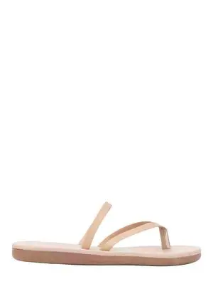 ANCIENT GREEK SANDALS Leather Thong Flip Flops - Neutrals