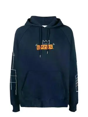 Études Studio Racing Empire Organic Cotton Hoodie - Blue