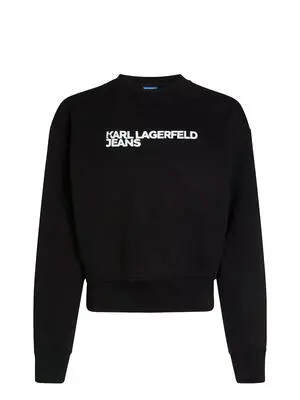Karl Lagerfeld Essential Logo Sweatshirt - Black