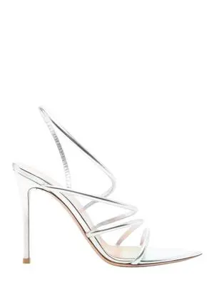 GIANVITO ROSSI 105mm Ettie Sandals - Silver