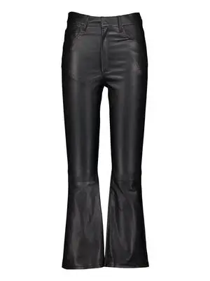 PAULA Leather Trousers Black