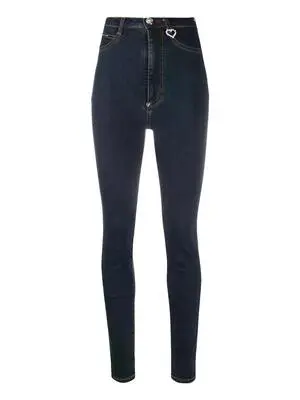 Philipp Plein Super High-rise Jeggings - Blue