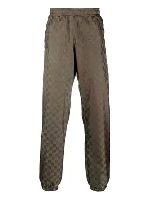 MISBHV Monogram-pattern Trackpants - Green