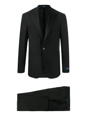 Polo Ralph Lauren Fitted Tuxedo Suit - Black