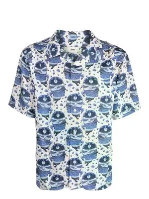 GMBH Graphic-print Short-sleeve Shirt - Blue