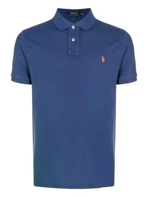 Polo Ralph Lauren Embroidered Logo Polo Shirt - Blue