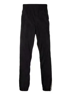 Palm Angels Pxp Logo-patch Track Pants - Black