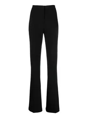 Pinko High-waisted Flared Trousers - Black