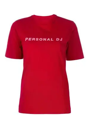 Kirin Personal Dj Print T-shirt - Red