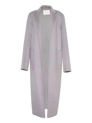 Adam Lippes Vanessa Open-front Cashmere Coat - Grey