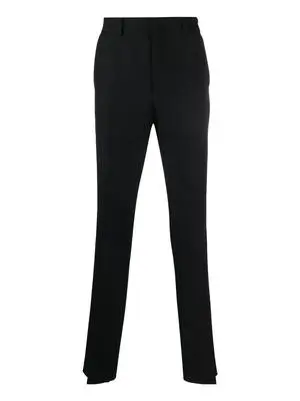 Fendi Ff Logo Tailored Trousers - Black