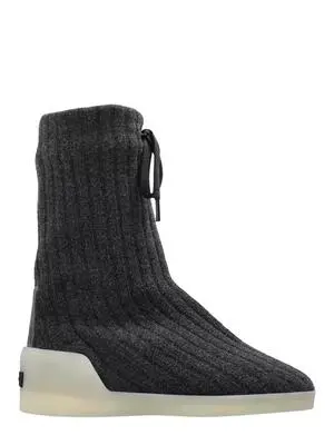 Fear Of God Moc Knit Hi Sneakers - Grey