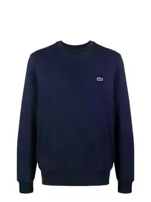 Lacoste Classic Logo-patch Sweatshirt - Blue